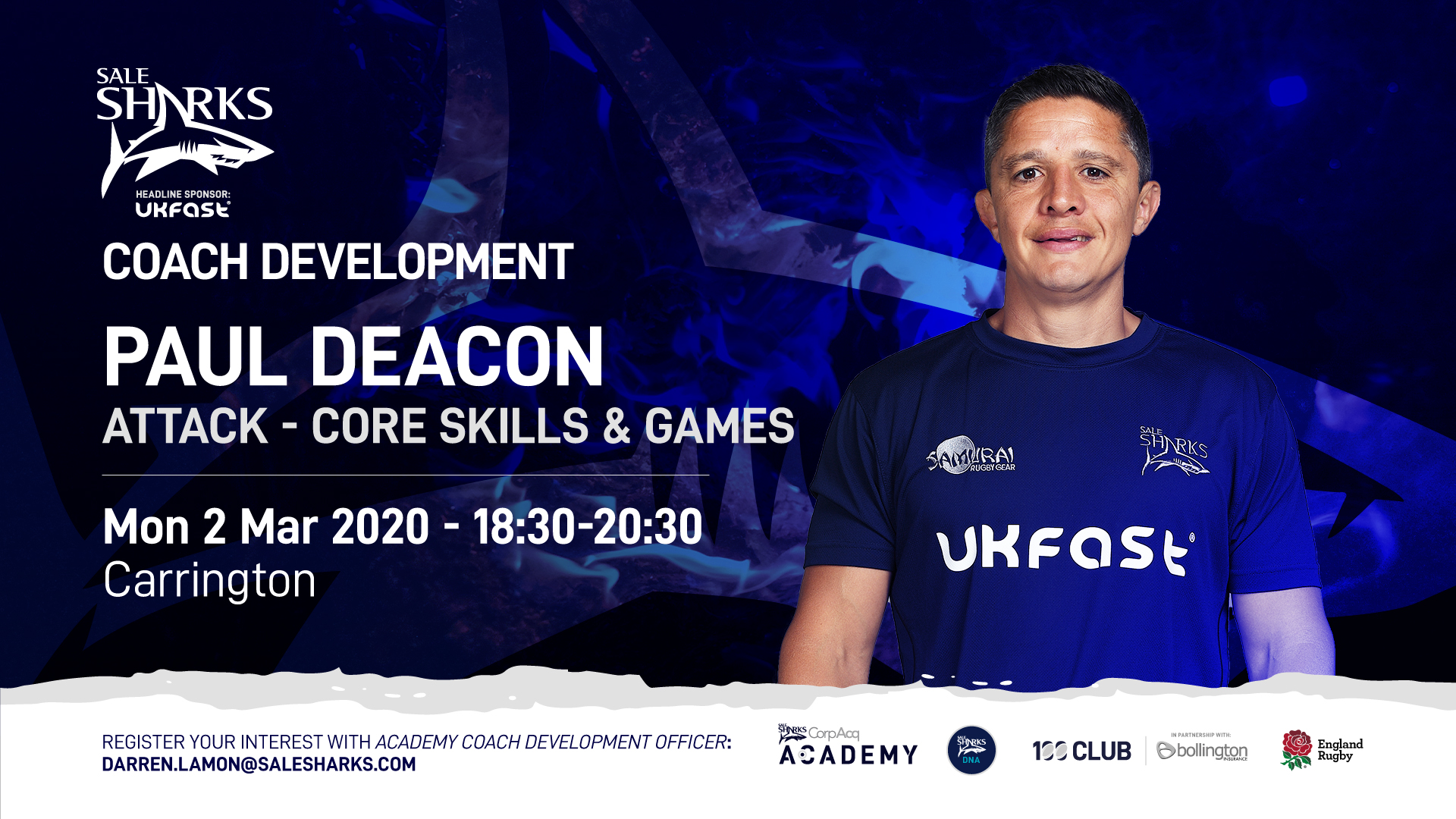 Coach Development with Paul Deacon | Sale Sharks