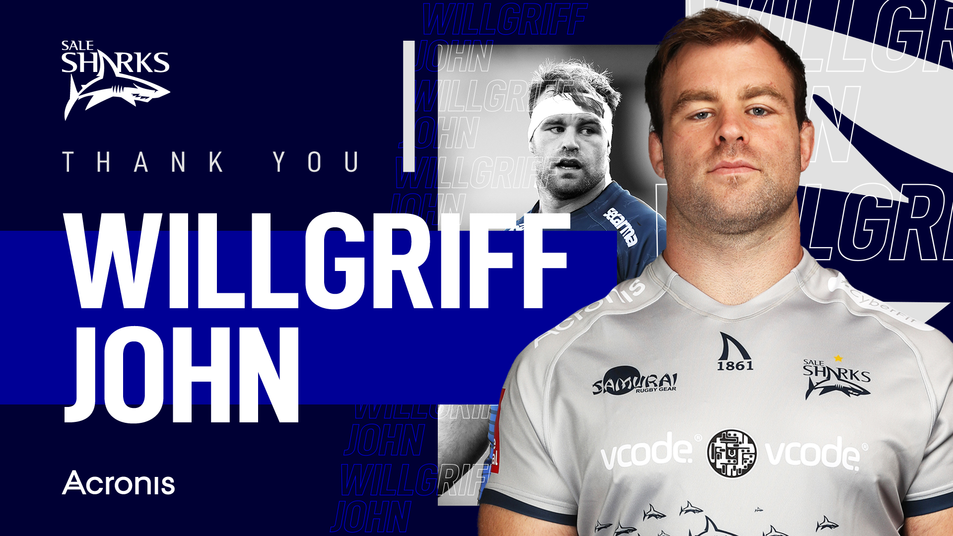 Will-Griff John to leave Sale Sharks at the end of the season | Sale Sharks
