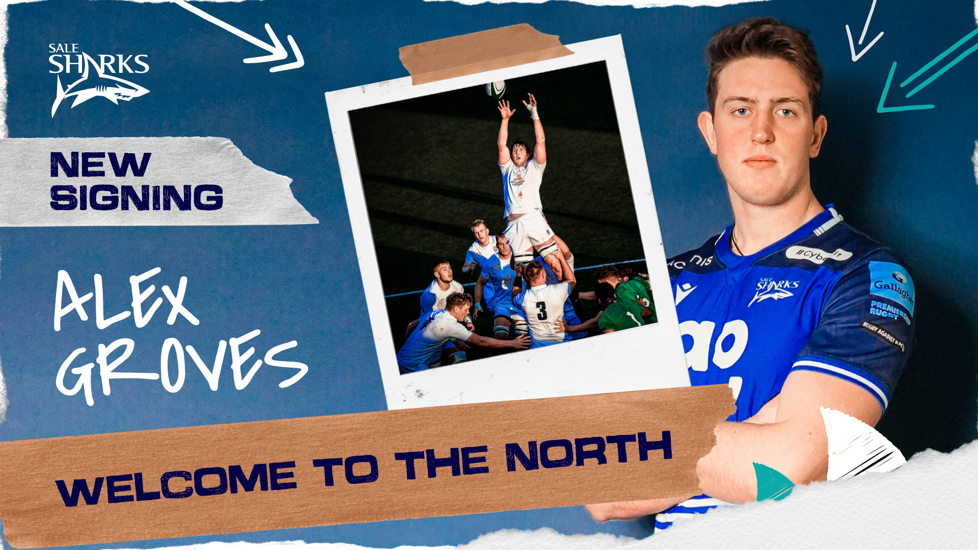 Sharks confirm signing of highly rated England U20 second row Alex ...