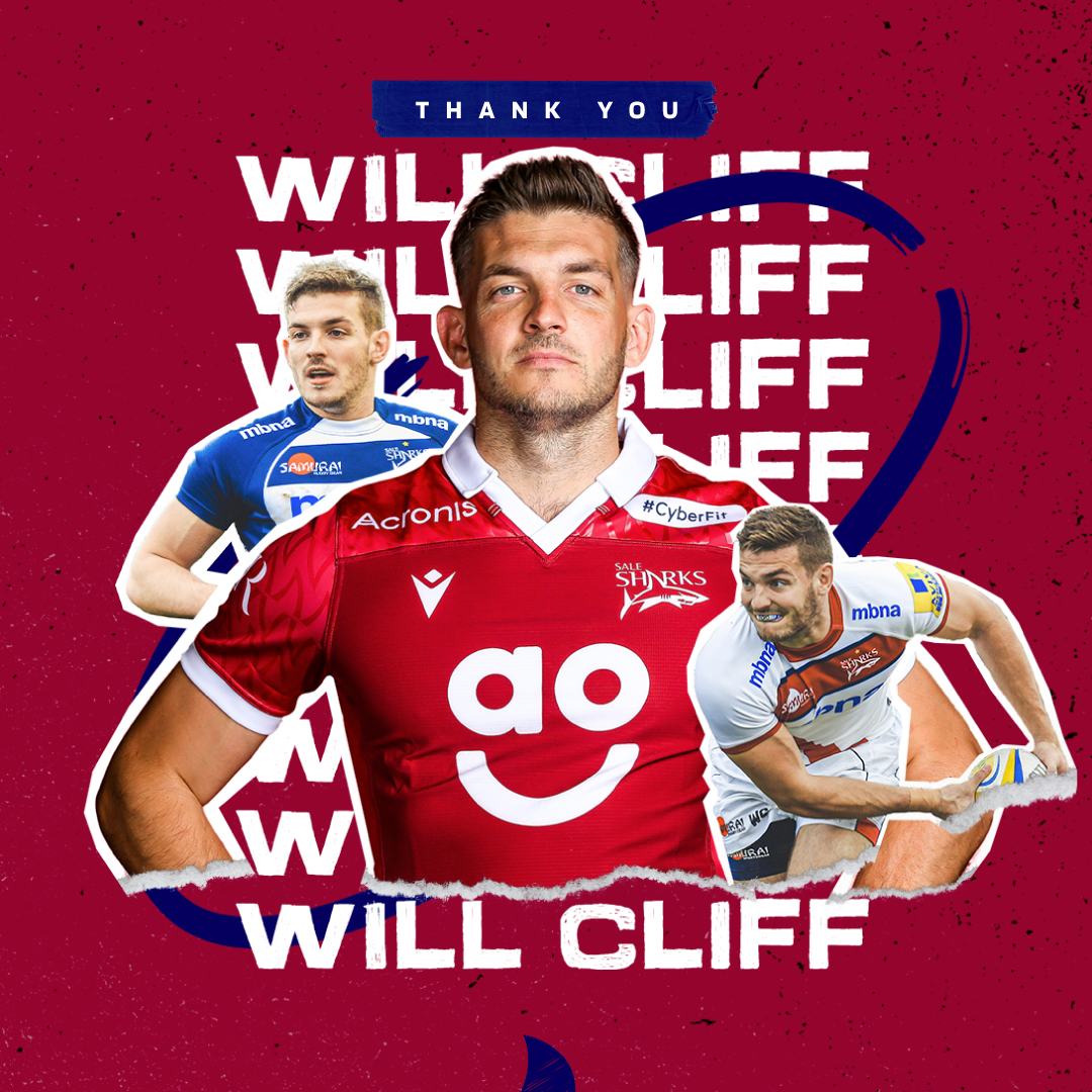 Club legend Cliff announces retirement and testimonial year | Sale Sharks