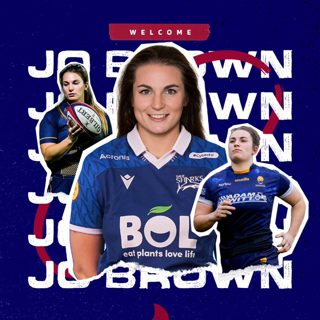 Sharks Women sign dual international Jo Brown | Sale Sharks