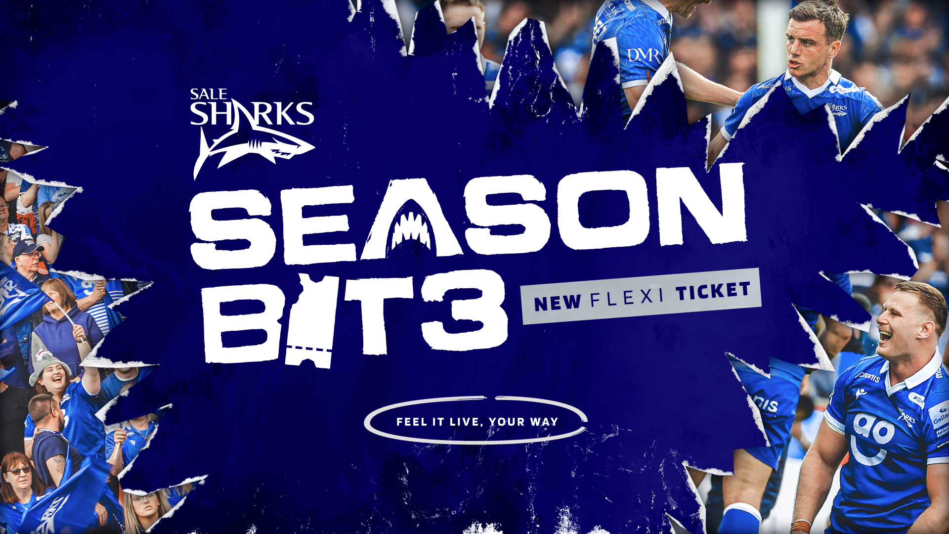Introducing Our NEW Season BITE Flexi-Ticket | Sale Sharks