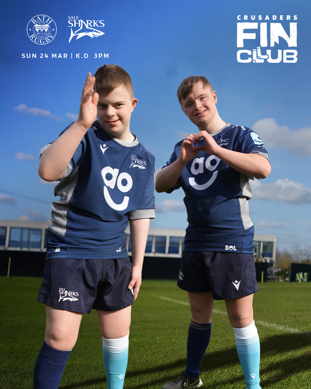 SHARKS AND BATH JOIN FORCES TO RAISE DOWN'S SYNDROME AWARENESS | Sale ...
