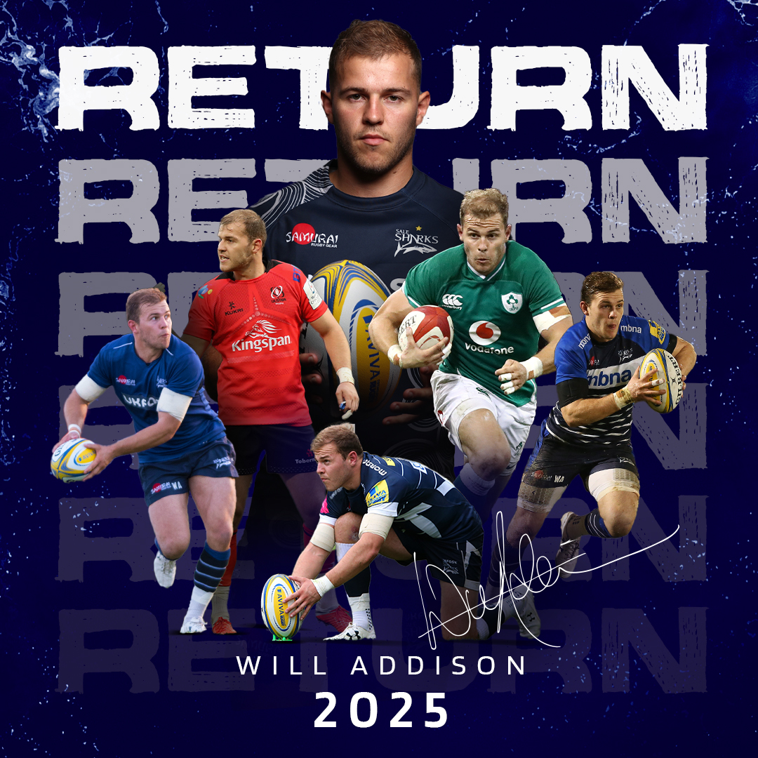 SHARKS TO RE-SIGN FORMER SKIPPER ADDISON | Sale Sharks