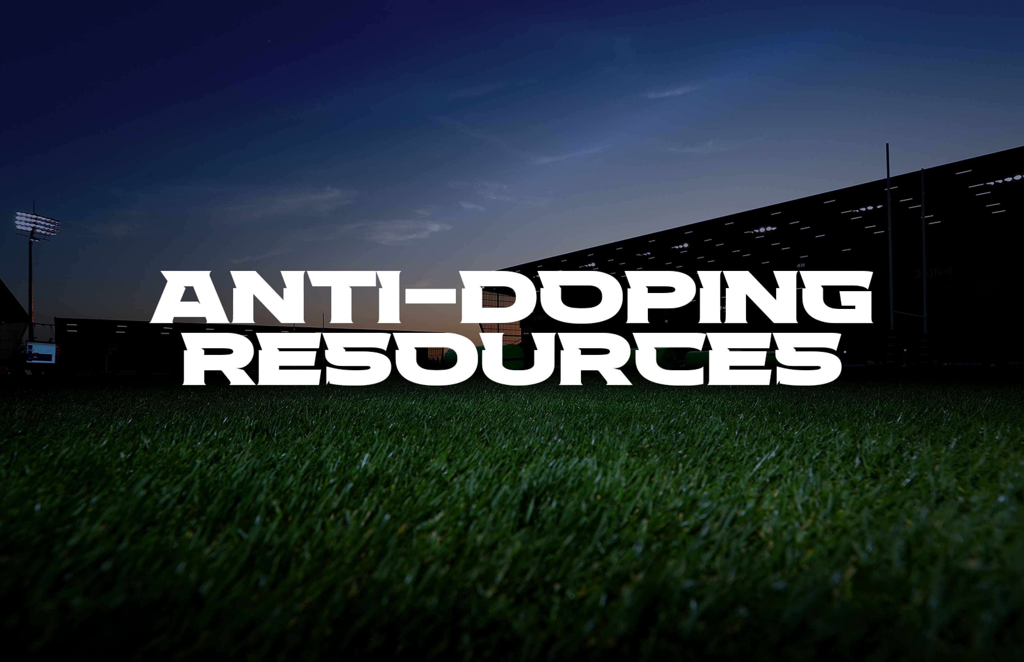U17 Anti-Doping Resources | Sale Sharks